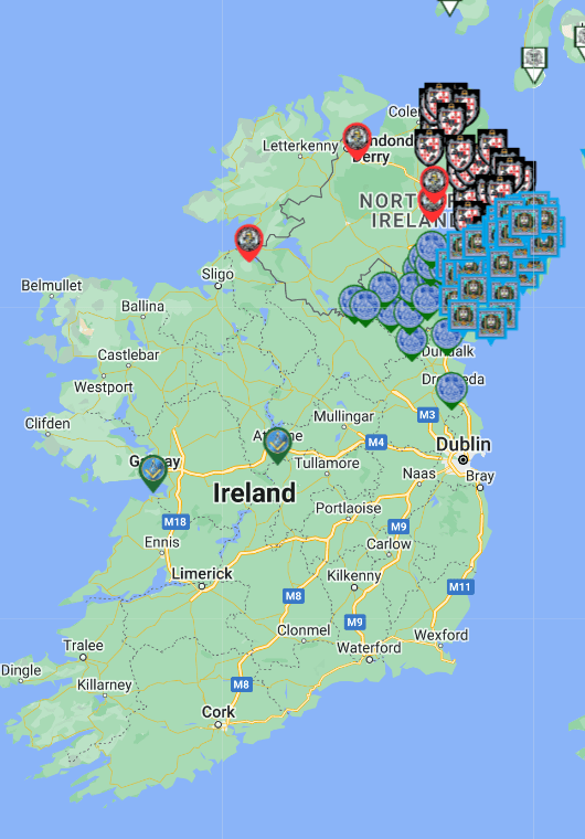 The Masonic Map – A worldwide map showing every masonic meeting place ...